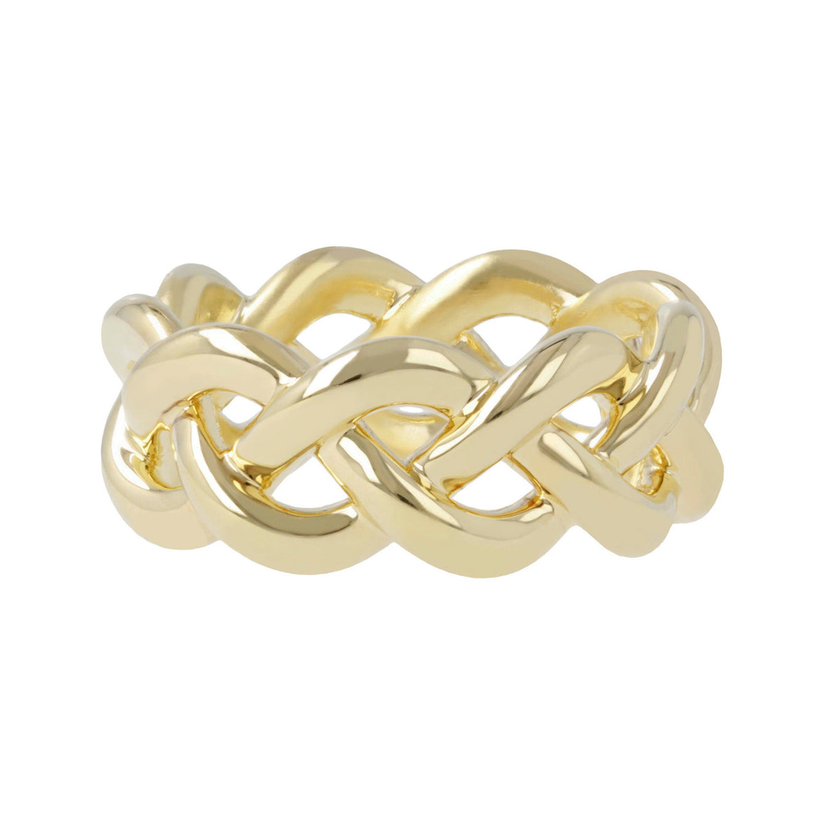 OPEN BRAIDED RING – Soave Oro